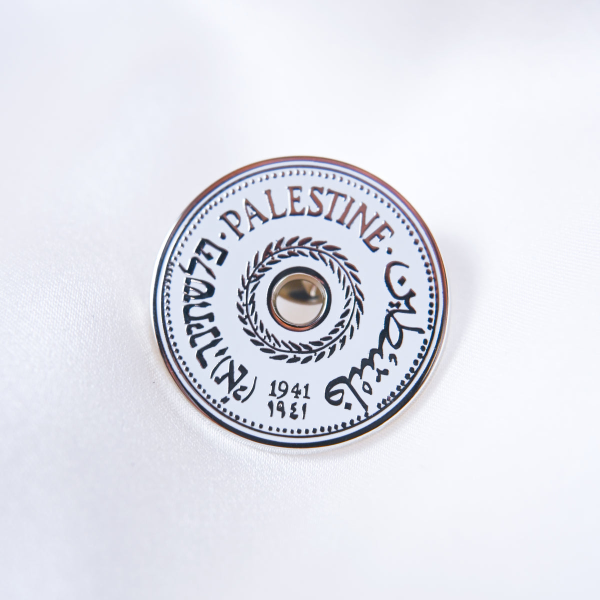 Palestinian Coin Enamel Pin – WATAN STUDIO